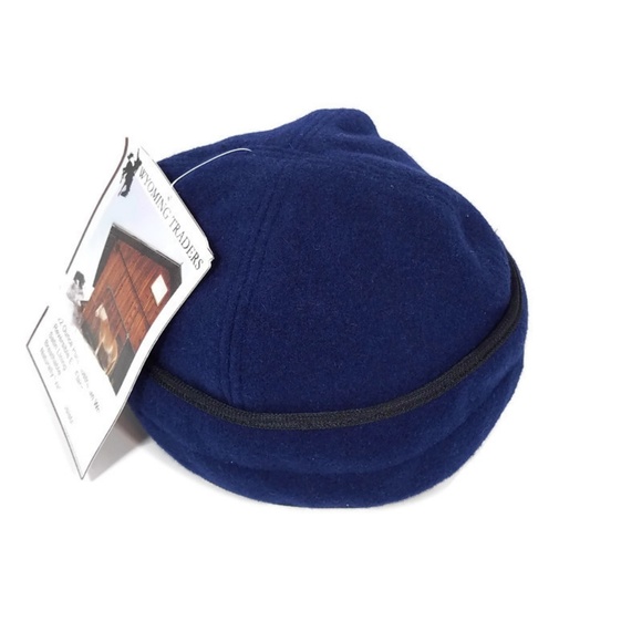Wyoming Traders | Accessories | Wyoming Traders Navy Blue 0 Pure Wool ...